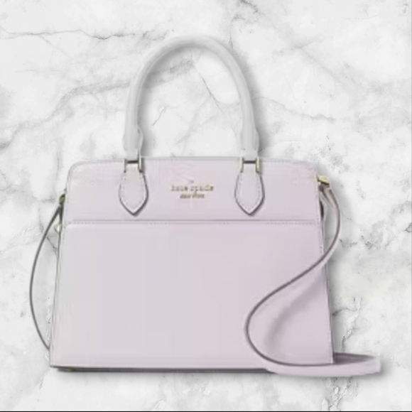 kate spade | Bags | Kate Spade Madison Small Pastel Satchel Lavender ...